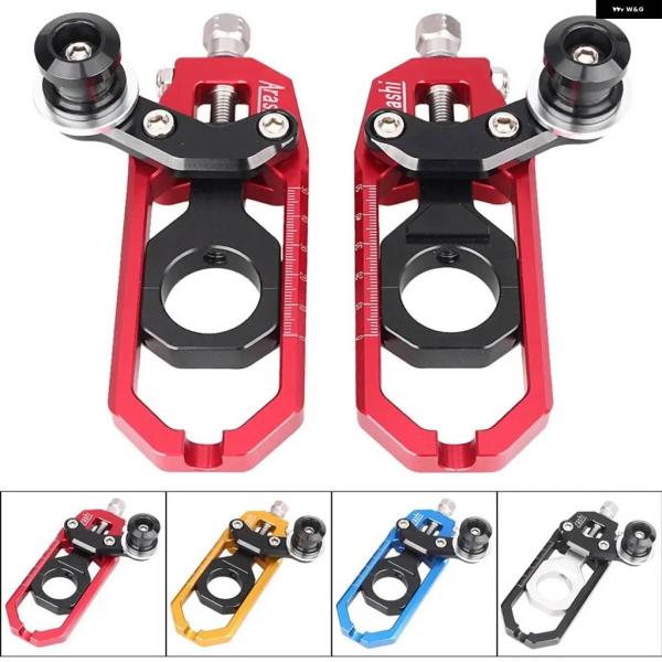 ヤマハ 2004 2005 オートバイ アルミ チェーン アジャスター スプール テンショナー カテナ 1ペア カスタム パーツ アクセサリーProtective parts:OtherHigh-concerned chemical:Non...