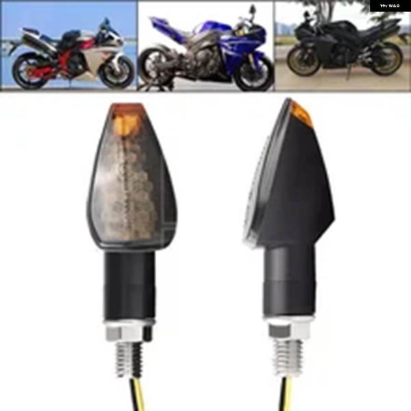 ブラックスモーク オートバイ アクセサリーショートトライアングルカスタム 汎用 LED ウィンカー インジケーター ライトターンLED ライト カスタム パーツ アクセサリーHigh-concerned chemical:NoneItem ...
