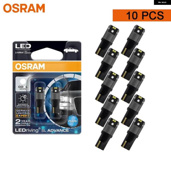 LED T10 6000K W5W 194 LEDRIVING SL ADVANCE 6000K ホワイト 車用読書灯 ドアランプ 室内灯 12V 1.5W 2980CW 10個 カスタム パーツ アクセサリーHigh-concerned ...