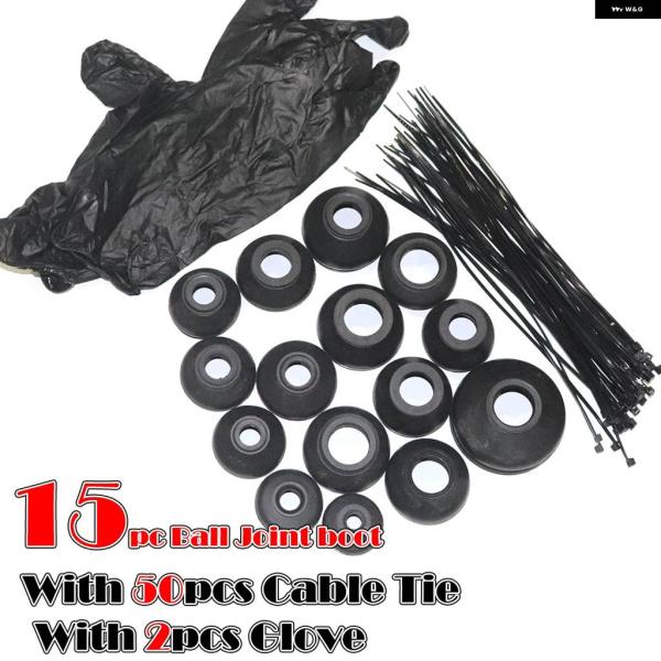 ボールジョイント ブーツ 固定 ケーブル タイラップグローブサスペンションステアリングダストカバー トラック エンドロッドリンケージジョイント ブーツ 交換部品 カスタム パーツ アクセサリーHigh-concerned chemical:...
