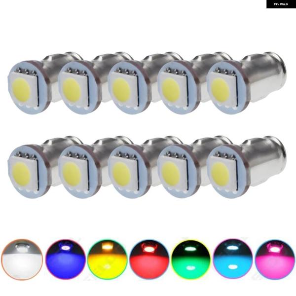 10個 BA7S LLB281 GLB281 LED 車用ライト バックライト バルブ ウィンカー 室内灯 ホワイト レッド ブルー イエロー グリーンピン ク 6V 12V カスタム パーツ アクセサリーHigh-concerned ch...
