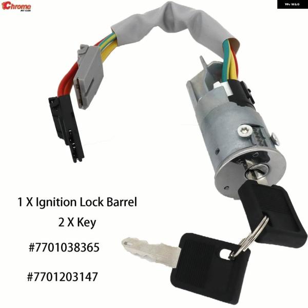 VAUXHALL VIVARO MOVANO RENAULT MASCOTT 車用 イグニッション バレルスイッチロック キー2個 7701203147 7700765533 トラック 用 イグニッション パーツ カスタム パーツ アクセサ...