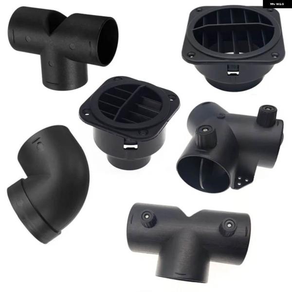 42MM/90MM/60MM/75MM エアベント ダクト T Y L ピース エルボ パイプ アウトレット 排気コネクタ ジョイナー WEBASTO ディーゼル パーキング ヒーター カスタム パーツ アクセサリーHigh-concern...