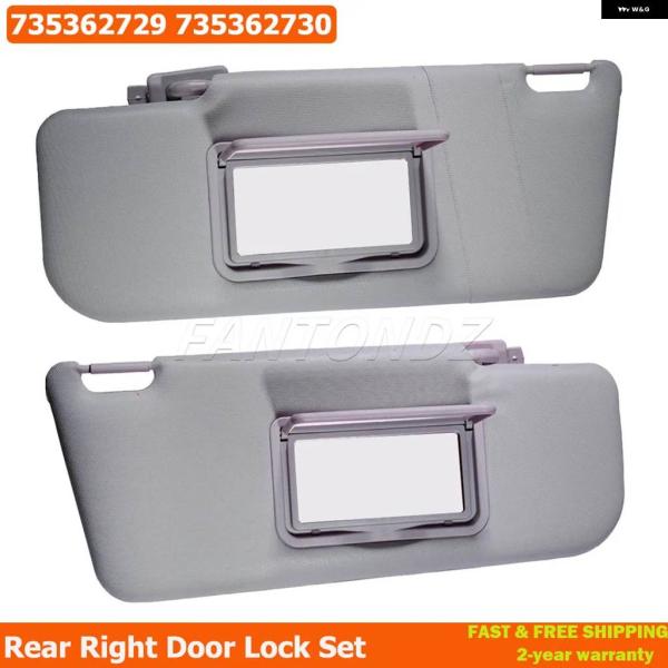 フィアット パンダ用サンバイザー左右兼用ミラー ポケット付き フィアット パンダ 169 MK2 2003-2011 735362729 735362730 カスタム パーツ アクセサリーHigh-concerned chemical:No...