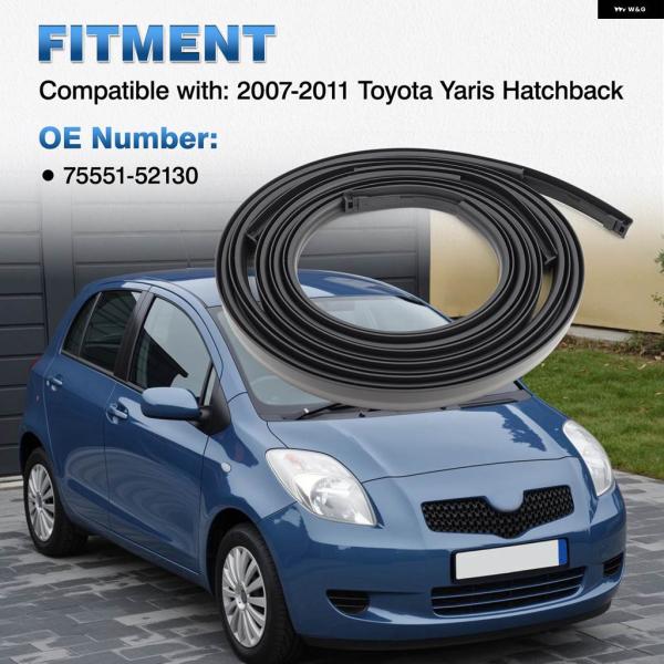 75551-52130 ルーフドリップストリップ トヨタ ヤリス ハッチバック 4ドア 2006-2011年式 カーアクセサリー 7555152130 カスタム パーツ アクセサリーHigh-concerned chemical:NoneI...