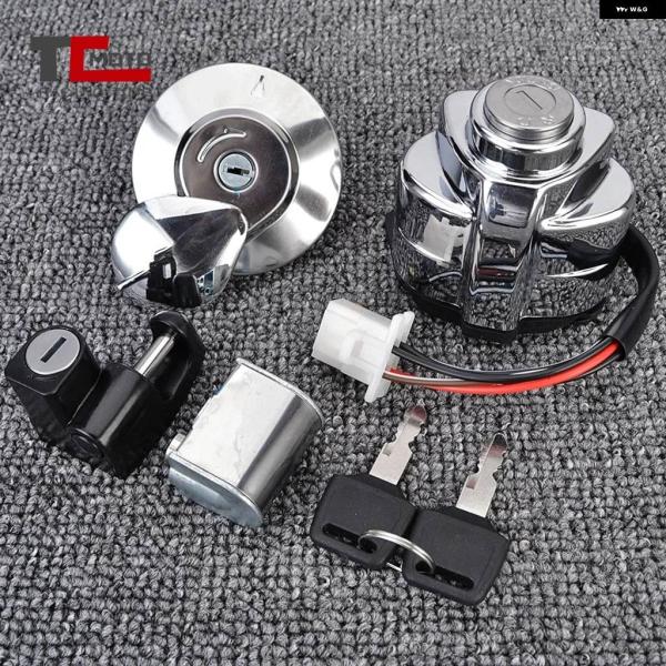 ホンダ VT600VT250マグナ250スティード400シャドウ400VT250用燃料キャップ イグニッション スイッチシートロックシートロックMAGNA250 STEED400 SHADOW400 カスタム パーツ アクセサリーHigh-...