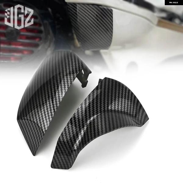 バイク ABSカーボンリアスポイラー サイドガード ブラック ベスパイント プリマヴェラ 50 150 2017 - 2021 - 23 アクセサリー カスタム パーツ アクセサリーProtective parts:OtherHigh-co...