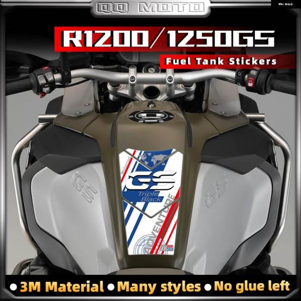 3D バイク タンク パッド ステッカー プロテクター トリプルブラック 40 周年 デカール R1250GS アドベンチャー 2019-2024 R1200GS ADV LC 14-29 カスタム パーツ アクセサリーHigh-conce...