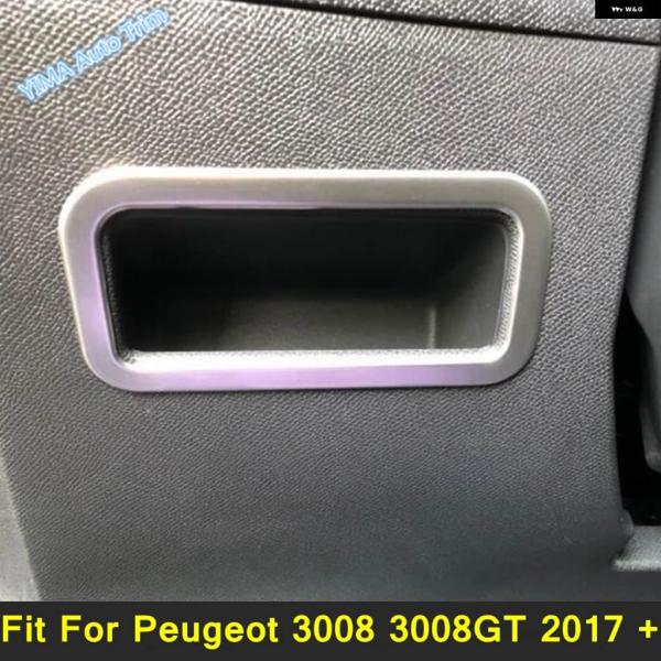 プジョー 3008 3008GT 2017 - 2023 スタイリング メインドライブ グローブ 収納 ボックス ハンドル フレーム カバー トリム インテリア カスタム パーツ アクセサリーHigh-concerned chemical:...