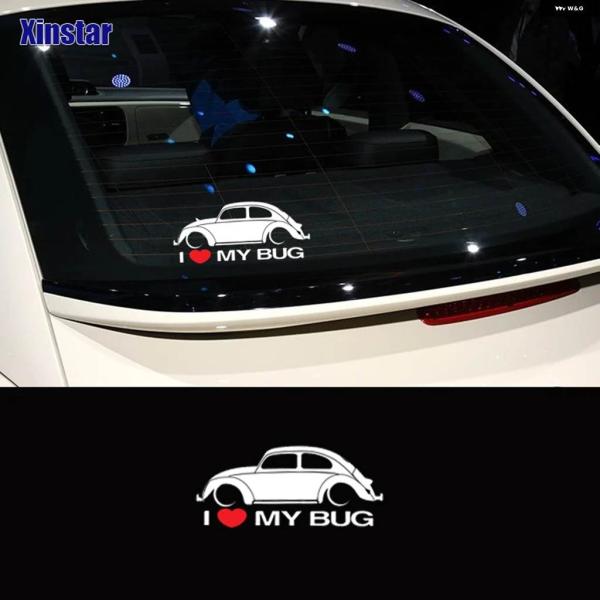 2ピース フォルクスワーゲン ビートル虫車ボディ ステッカー が大好き カスタム パーツ アクセサリーHigh-concerned chemical:NoneCategory:EmblemsType Of Sticker:Car BodyP...