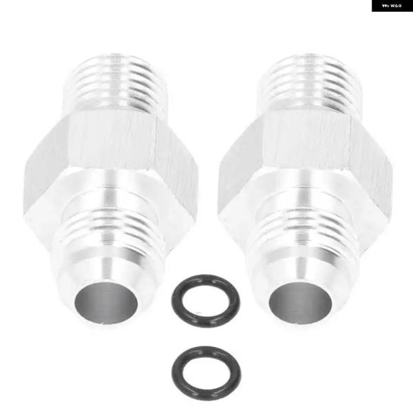 1ペア カートランスミッションクーラーアダプター ティング -6AN 1/4インチ NPSM 316-3000833 GM TH350 TH400 4L60E 4L70E 700R4 TR6060 カスタム パーツ アクセサリーHigh-c...
