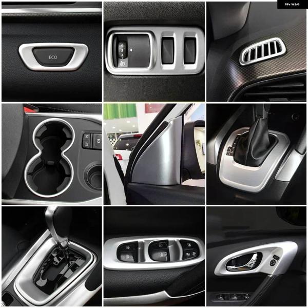 RENAULT KADJAR 2015-2019 オートインテリア セントラルコントロール フレームカバートリム インナーパーツ RE カスタム パーツ アクセサリーHigh-concerned chemical:NoneItem Weig...