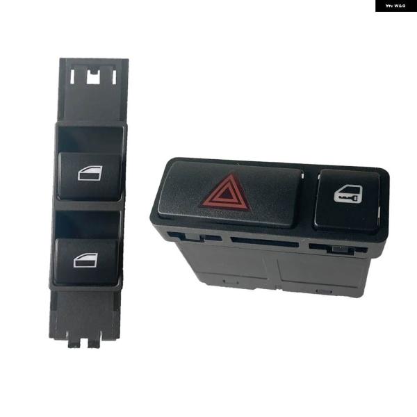 フロントパワーウィンドウスイッチ ハザード灯 車ボタン BMW 3 E46 M3 323 325 330 2000-2005 61316902175 61318368920 カスタム パーツ アクセサリーHigh-concerned che...