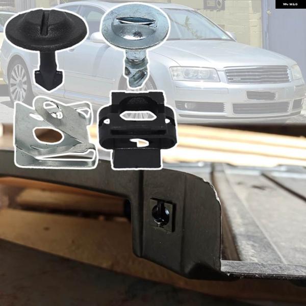 AUDI A8 D2 D3 1994 1995 - 2009 アンダートレイ エンジンカバー下 リペアキット クリップ スプラッシュガード トリムパネル ネジ カスタム パーツ アクセサリーHigh-concerned chemical:N...