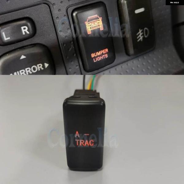 オレンジライトカー A-TRAC スイッチ接続線 トヨタ ランドクルーザー ハイラックス プラド 120 FJクルーズ LC76 レイツ 2006-2009 カスタム パーツ アクセサリーHigh-concerned chemical:No...