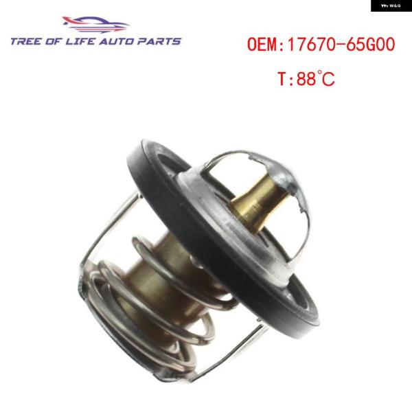 NO. : 17670-65G00 エンジン クーラントサーモスタット 88C スズキ GSXR GSX-R 600 750 2004 2005 1767065G00 90048-33091 カスタム パーツ アクセサリーOther Par...