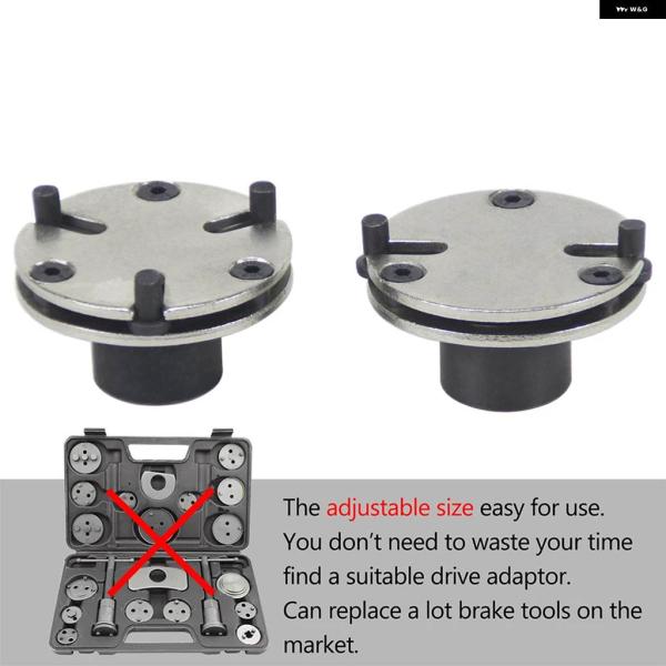 23ピン オートディスクブレーキ パッド キャリパー ピストン 巻き戻し/巻き戻し 交換ツール 3/8インチ スクエアドライブ カスタム パーツ アクセサリーSuitable For:MetalHigh-concerned chemical...