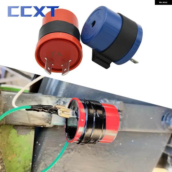 バイク ATV DC6V-12V 2ピン フラッシャー ブザー リレー ウィンカー インジケーター ブリンカー カワサキ ヤマハ ホンダ スズキ KTM モトクロス カスタム パーツ アクセサリーBattery Included:NoHig...