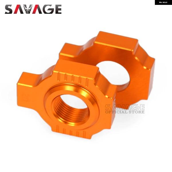 EXCF EXC 525 500 450 400 350 300 250 200 125 SX SXS XCW MXC チェーン アジャスター レギュレーター スライダー バイク アクスル ブロック テンショナー カスタム パーツ アクセサ...