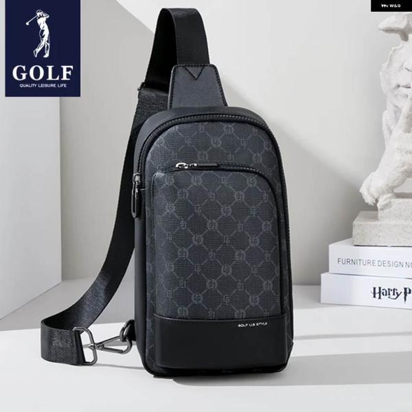 ゴルフ メンズ チェストバッグ 2024 レジャーファッション チェストバッグ クロスボディ スモール バックパック ビジネス 多機能 オールドフラワー カスタム パーツ アクセサリーPlace Of Origin:China (mainl...