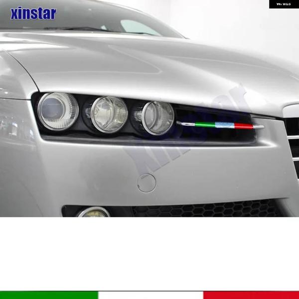 イタリア国旗 ハイトライト ステッカー デカール アルファロメオ 159 TI ブレラ カスタム パーツ アクセサリーCategory:3DType Of Sticker:Car BodyPackaging:Comes Packagedis...
