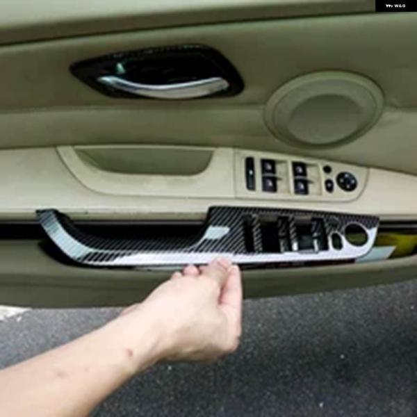 05-12 BMW 3シリーズ E90 ガラスリフトスイッチ フレーム トリム 車内 トリム ABS LHD カスタム パーツ アクセサリーHigh-concerned chemical:NoneItem Weight:102gItem H...