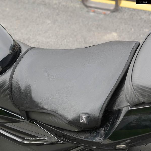バイク シート ホット パッド スマート温度 コントロール 加熱 クッション 防水 バイク カバー クッション 滑り止め 冬用 ウォーマー カスタム パーツ アクセサリーSpecial Features:Waterproof and Ant...