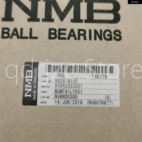 NMB穴 深溝玉軸受 608N2SSSD21LY551 608SSD21 608/7.938-2RS 608-5/16-2RU 608LLB/7.938PX2 7.938MM X 22MM X 7MM カスタム パーツ アクセサリーHigh...