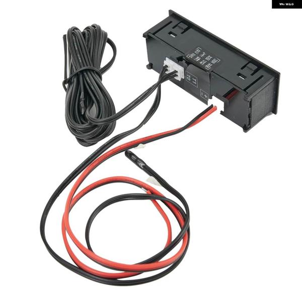 12V 3IN1 車載キット 温度計電圧計時計LEDデジタル ディスプレイ 3IN1 電圧計 内装 カスタム パーツ アクセサリーCountry/Region of Manufacture:China Item Width:58mmItem...