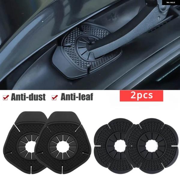車用 フロントガラス ワイパー カバー ゴミや葉スリーブ フロントガラス ワイパー アンダー穴カバー 2個 カスタム パーツ アクセサリーHigh-concerned chemical:NonePlacement:FRONTMaterial...