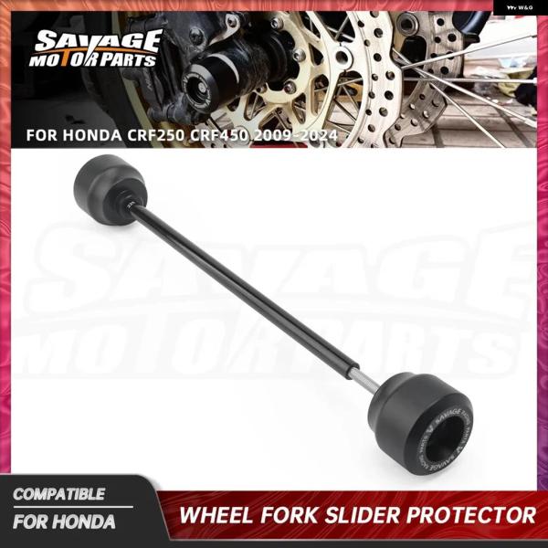 リアホイールアクスル フォーク クラッシュ スライダー ホンダ CRF 250R 250RX 450L 450R 450RL 450RX 450X 2009-2024 スタンド スクリュー スイングアーム スプール カスタム パーツ アクセ...