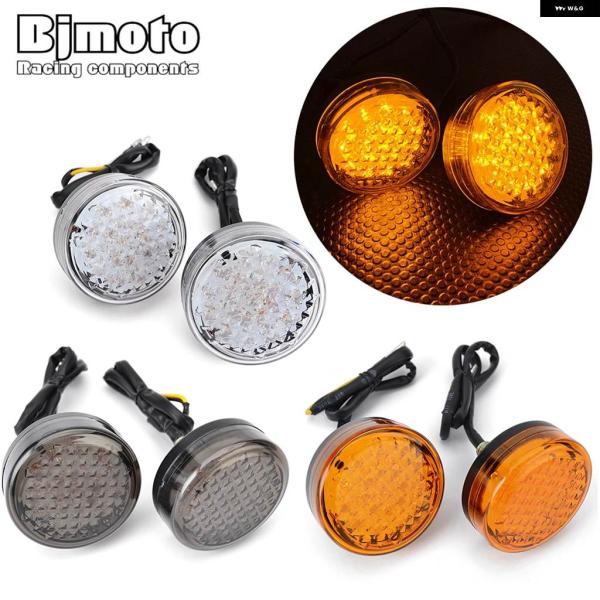 10MMペア バイク LED ウィンカー ライト ウインカー ランプ ヤマハ カワサキ ホンダ クリニョタン モト LED 12V カスタム パーツ アクセサリーItem Type:Turn Signal LightBrand Name:B...