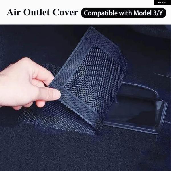テスラ モデル3 モデルY ジュニパー エアベント カバー シート下 アウトレット プロテクター 目詰まり防止 ダストメッシュ インテリア 車内 カスタム パーツ アクセサリーHigh-concerned chemical:NoneOrig...
