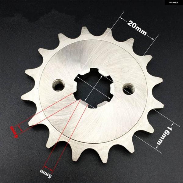 ニッケル鋼 428 15/16/17T トゥース オートバイ チェーン スプロケット YBR125/150 YX125 SRZ150 JYM150 ダートピット バイク ATV カスタム パーツ アクセサリーHigh-concerned c...