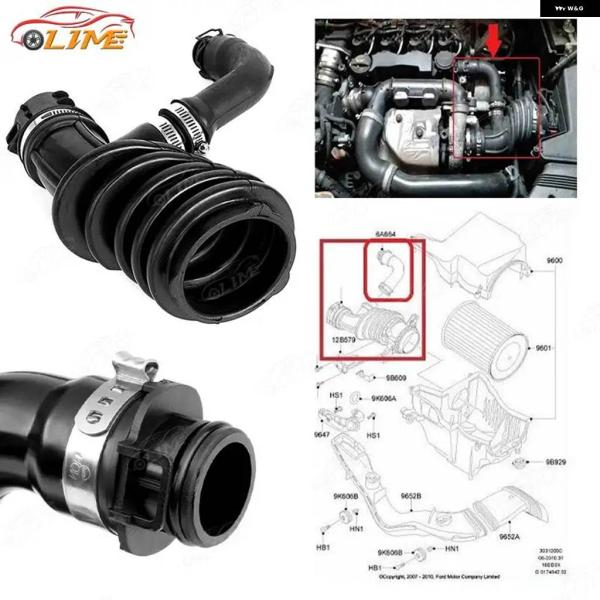 車用エア フィルター フローインテークホース パイプ フォード フォーカス MK2 C-MAX ボルボ 1.6 TDCI 7M519A673EJ 1673571 車用 カスタム パーツ アクセサリーHigh-concerned chemic...