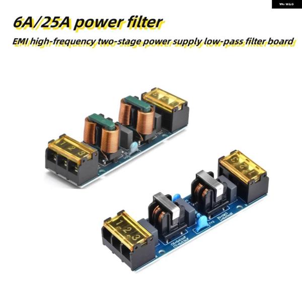 6A/25A パワーフィルタ EMI 高周波 2段パワーローパスフィルタボード 機器用 ON ETC カスタム パーツ アクセサリーQuantity:1High-concerned chemical:NoneType:ModuleBrand...