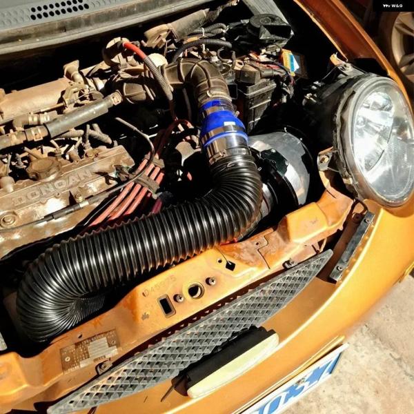 車用コールドエア フィルター 吸気管キット ダクトフィードホース パイプ 1M フレキシブルエアインレットダクト パイプ システム 2インチ 2.5インチ 3インチ カスタム パーツ アクセサリーHigh-concerned chemica...