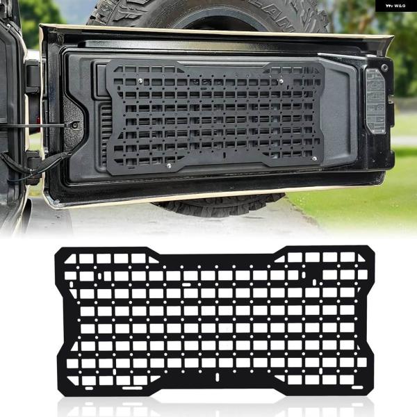 トランク テールゲート モール パネル リアドア カーゴ オーガナイザー キット インテリア ストレージ ジープ ラングラー 2007-2018 JK JKU 2018-2024 JL JLU用 カスタム パーツ アクセサリーHigh-co...