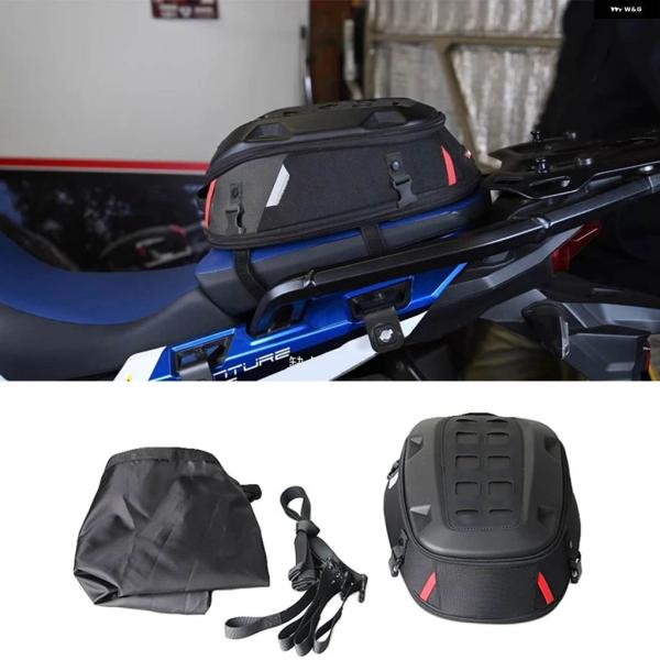 8L-14L ストラップテールバッグ ツーリング用キャリア サドルバッグ オートバイ ハンドバッグ ライダーバッグ リア固定 小型バッグ持ち運びに便利 カスタム パーツ アクセサリーHigh-concerned chemical:NoneS...