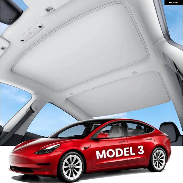 テスラ モデル3+ ハイランド 2025 モデルY用サンシェード アイスクロス バックル サンシェード ガラス フロント リア サンルーフ スカイライト カスタム パーツ アクセサリーHigh-concerned chemical:None...
