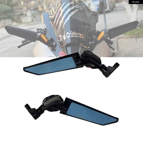 CFMOTO 675SR-R用 ウィンカー固定ウィングミラー カスタム 全固定翼特殊 バイク カスタム パーツ アクセサリーHigh-concerned chemical:NoneItem Weight:1Item Height:1Item...