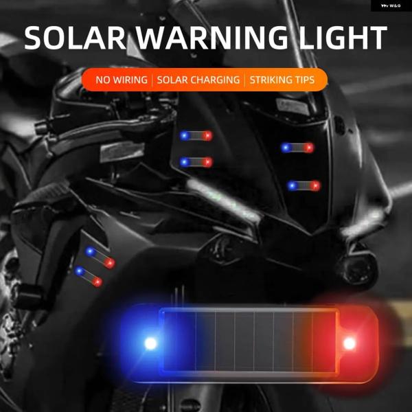 LEDストロボハザード灯車 グリル 信号灯ソーラーエネルギールーフハザードビーコン インジケーター ライト防止LED テールライト カスタム パーツ アクセサリーHigh-concerned chemical:NoneFor Vehicle...