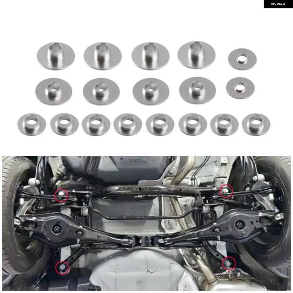 サブ フレーム ロックアップ アライメントキット リジッドカラー ブッシングセット VW ゴルフ 7 パサート アウディ S3 セアト レオン シュコダ オクタビア MQB 用 カスタム パーツ アクセサリーHigh-concerned c...