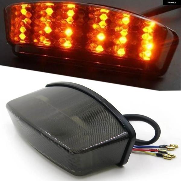 1994-2008 ドゥカティ MONSTER 400 600 620 695 750 800 900 1000 スモーク LED テールライト ブレーキ 一体型ウィンカー インジケーター カスタム パーツ アクセサリーHigh-conce...