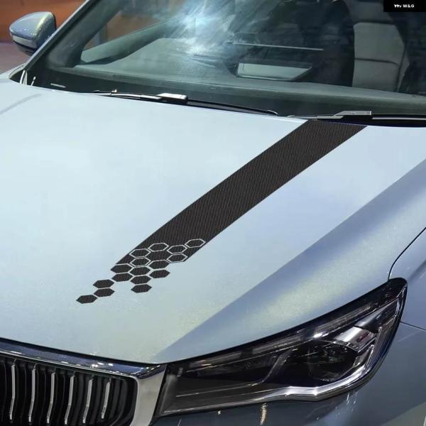 ハニカム カーフード ボンネット ステッカー レーシング スタイル デカール アウディ ボルボ テスラ シュコダ BMW フォルクスワーゲン スマートシート用 カスタム パーツ アクセサリーHigh-concerned chemical:N...