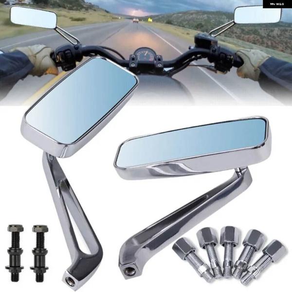 ハーレー ダイナ ソフテイル スポーツスター ツーリング モーターカスタムミラー 用 8/10MM バイク 1組 カスタム パーツ アクセサリーOrigin:Mainland China1 Pair 8/10mm Motorcycle Re...