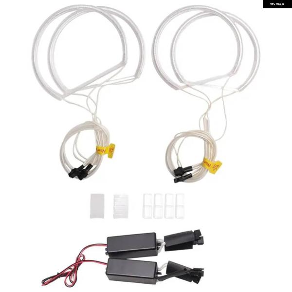 BMW E46 3シリーズ用 エンジェルアイ ハロー LEDリングライト ホワイト 非プロジェクター 4個セット カスタム パーツ アクセサリーHigh-concerned chemical:NoneVoltage:12 VItem Typ...