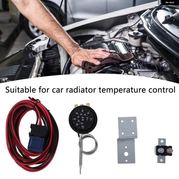 21個電動 ラジエーター ファンサーモスタット 制御 リレー配線キット 堅牢なサーモスタット車 トラック 12V車用 カスタム パーツ アクセサリーHigh-concerned chemical:NoneBrand Name:DOACTOr...