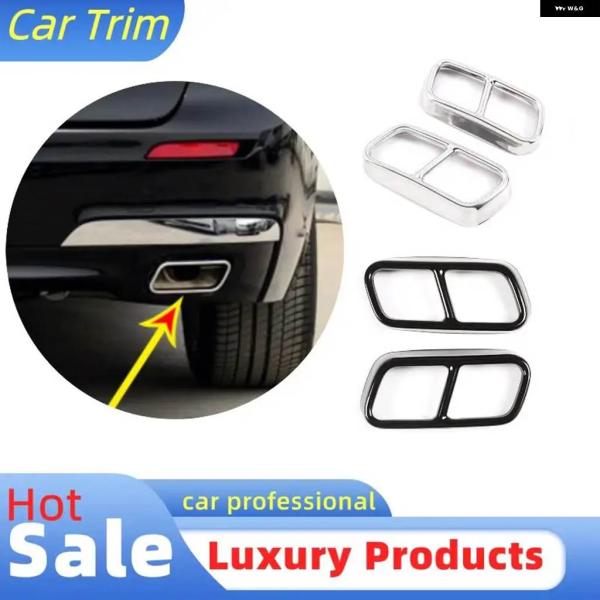 カーテールマフラーマフラーカバー トリム BMW 7シリーズ F01 G11 G12 2009-2020 エクステリア カスタム パーツ アクセサリーHigh-concerned chemical:NoneItem Width:14.2cm...