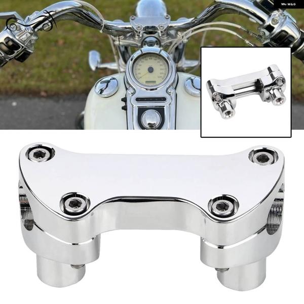 オートバイ 1 1/2インチ ライザー トップクランプ ハーレー ソフテイル FXST FXSTD FLSTC ダイナ FXDL FXDB スポーツスター 883 1200 XLH カスタム パーツ アクセサリーHigh-concerned...